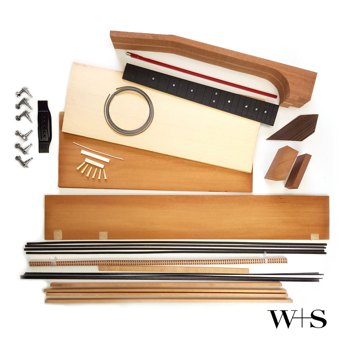 Honduran Mahogany Acoustic Guitar Kit – Wood & Strings - Adelaide ...